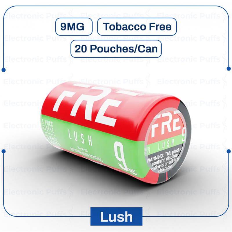 FRE Lush 9MG Nicotine Pouches – 5 Can Roll - Buy Cigars Canada