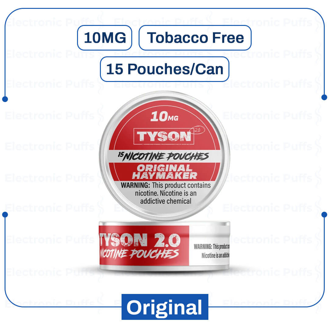 Tyson 2 Original Nicotine Pouch – 10mg - Buy Cigars Canada